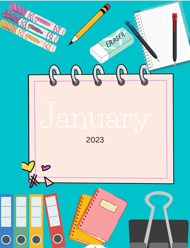 EDITABLE 2023 Teacher Planner Template - Etsy