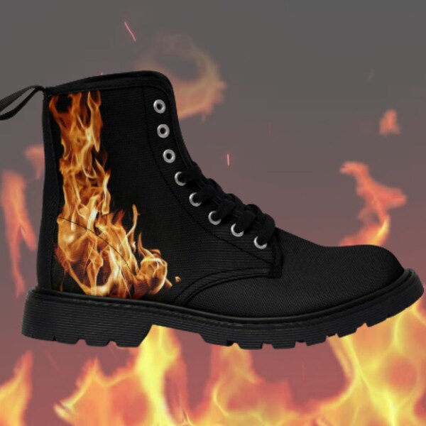 Flames Boots - Etsy