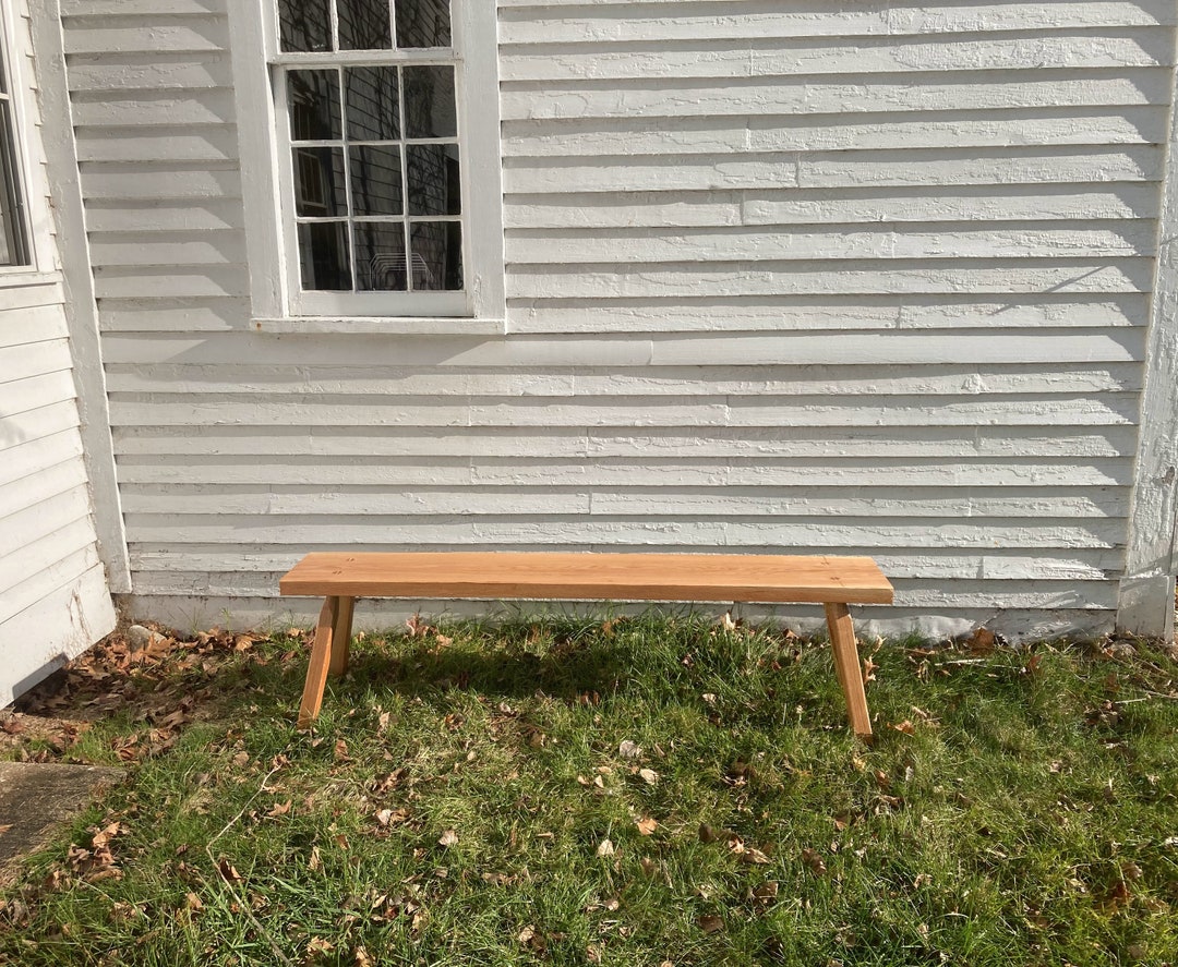 Rustic Oak Bench - Etsy