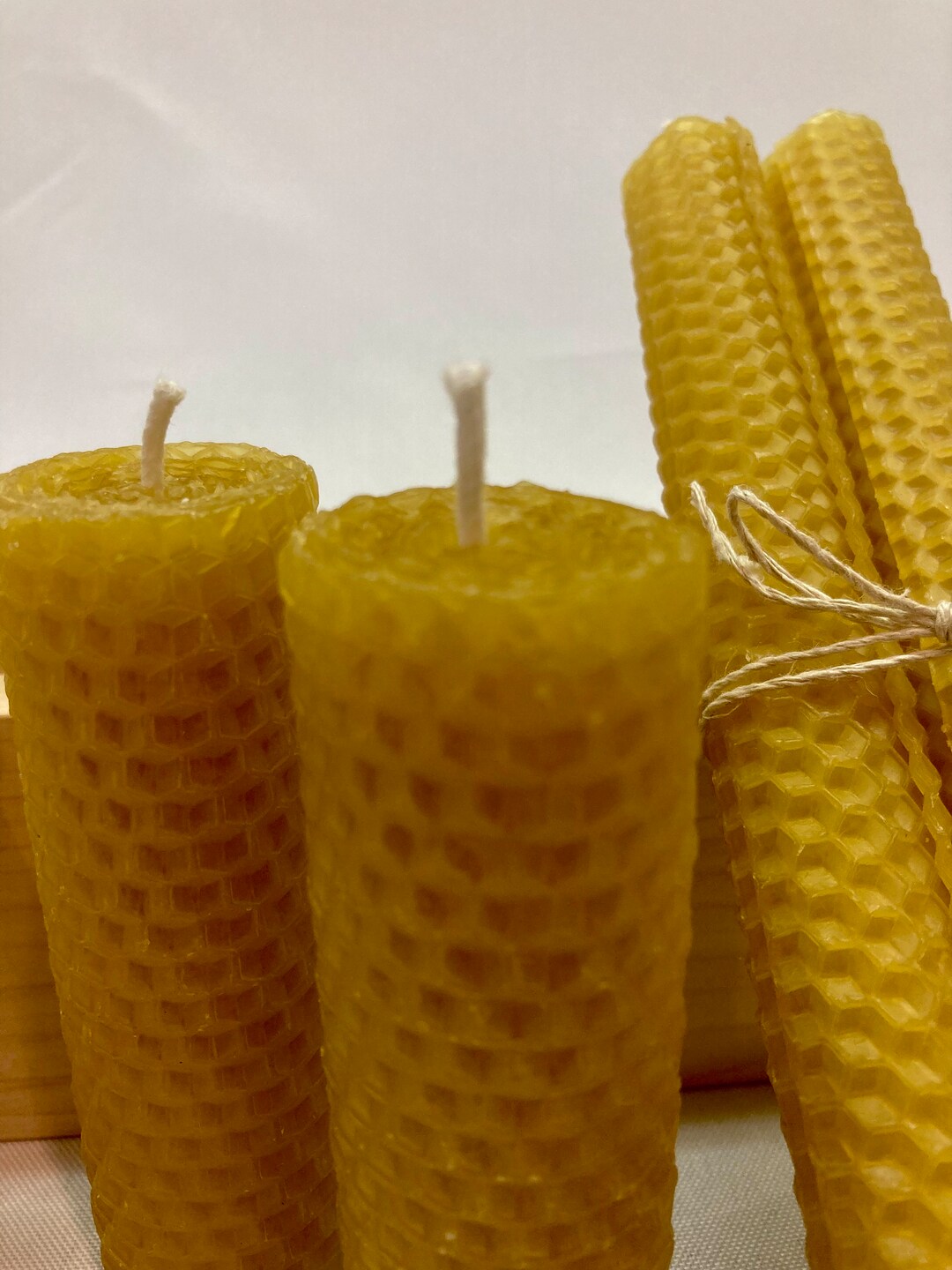 Hand Rolled Beeswax Candles - Etsy