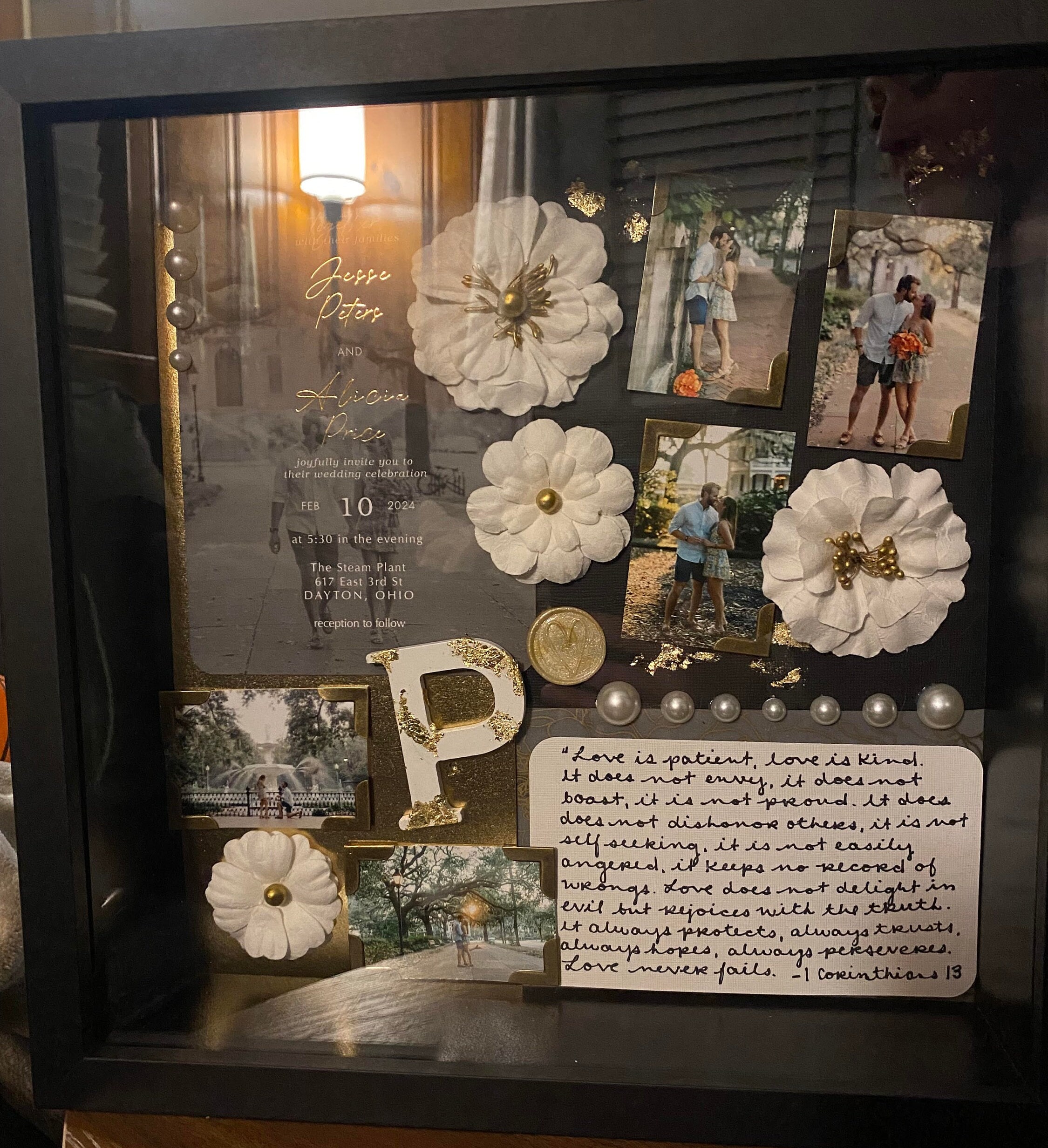 Wedding Day Shadow Box - Etsy