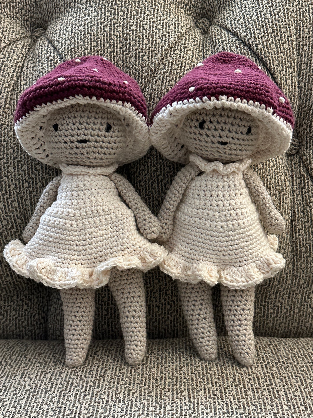 Handmade Mushroom Sprite Doll - Etsy