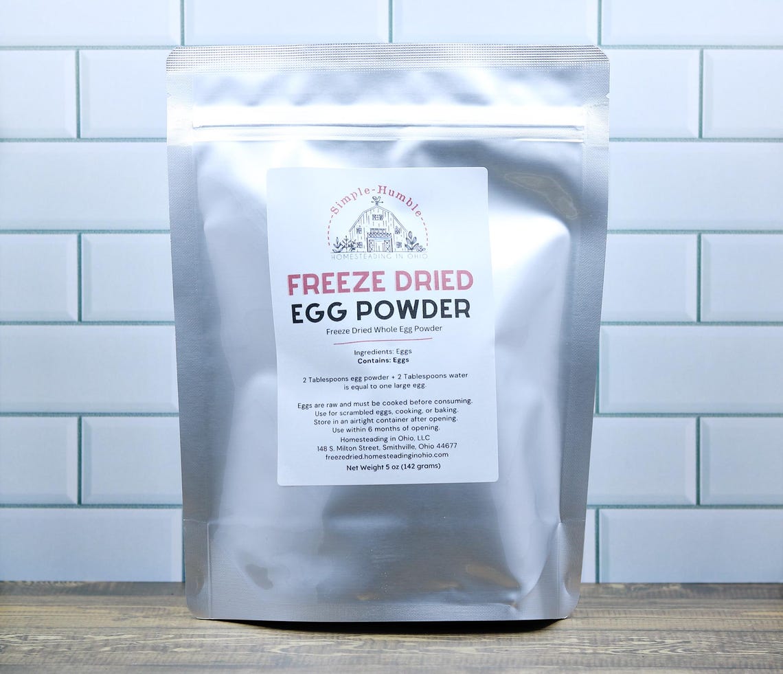 Freeze Dried Egg Powdered Egg Powder Dried Eggs - Etsy