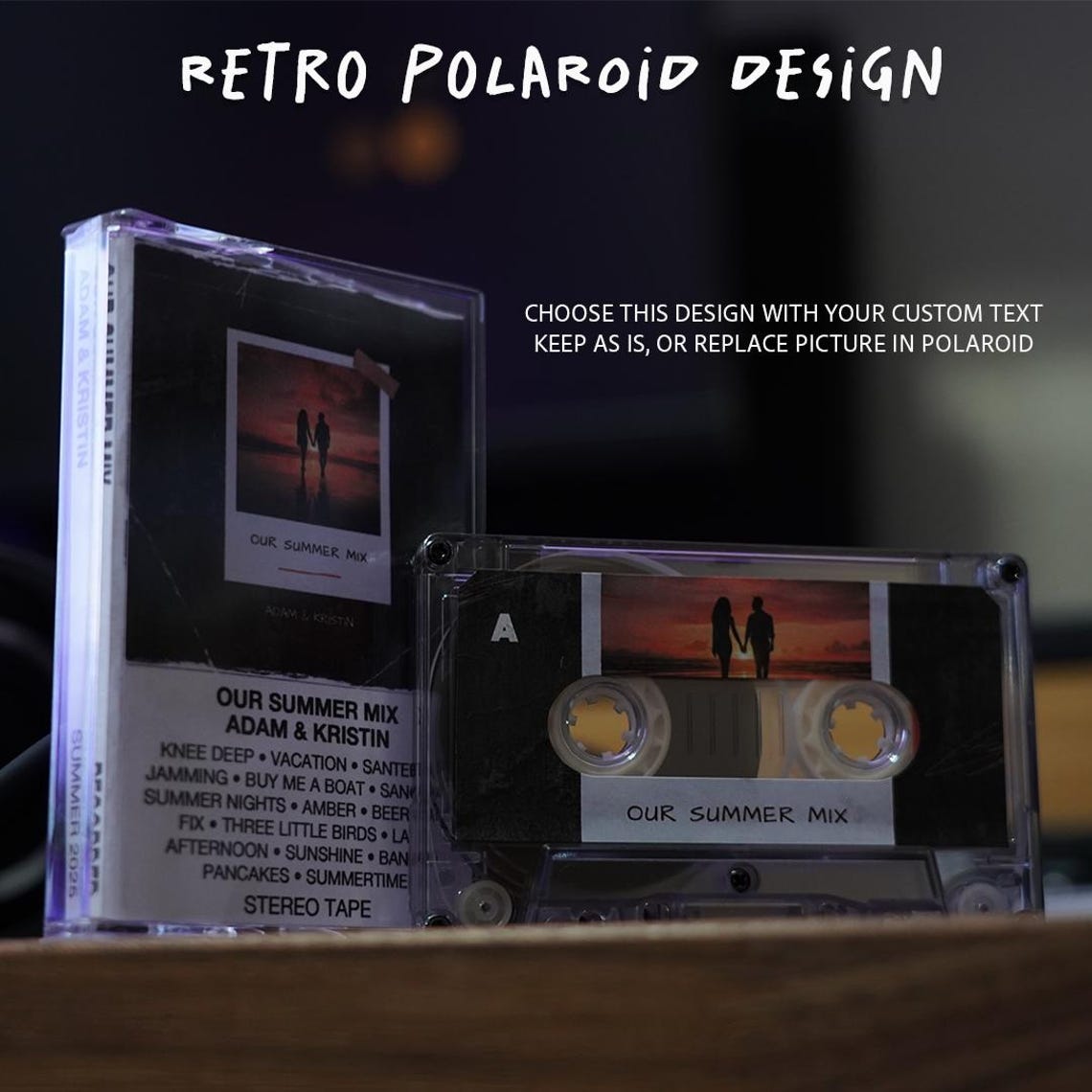 Personalized Audio Cassette Custom Mixtape: Perfect Valentine's ...