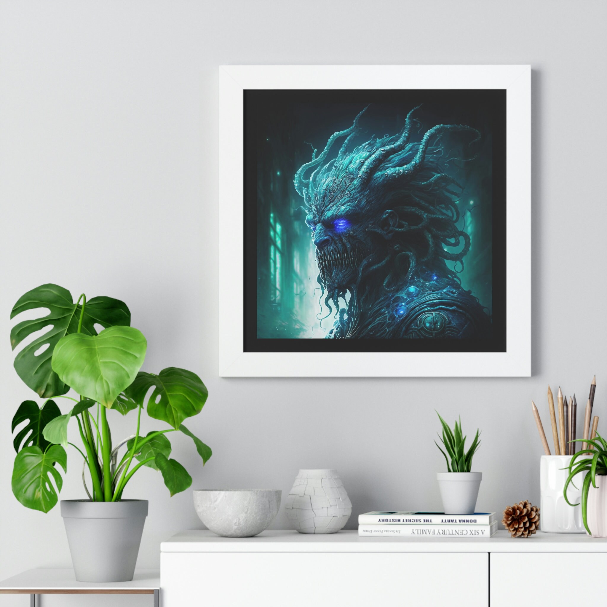 Gorganian Elder From the Alien Planet Gorgon Framed Poster - Etsy