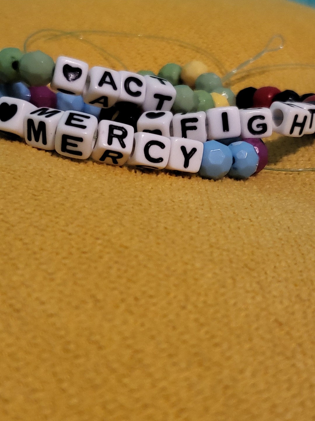 Act Fight Mercy Undertale Bracelets - Etsy