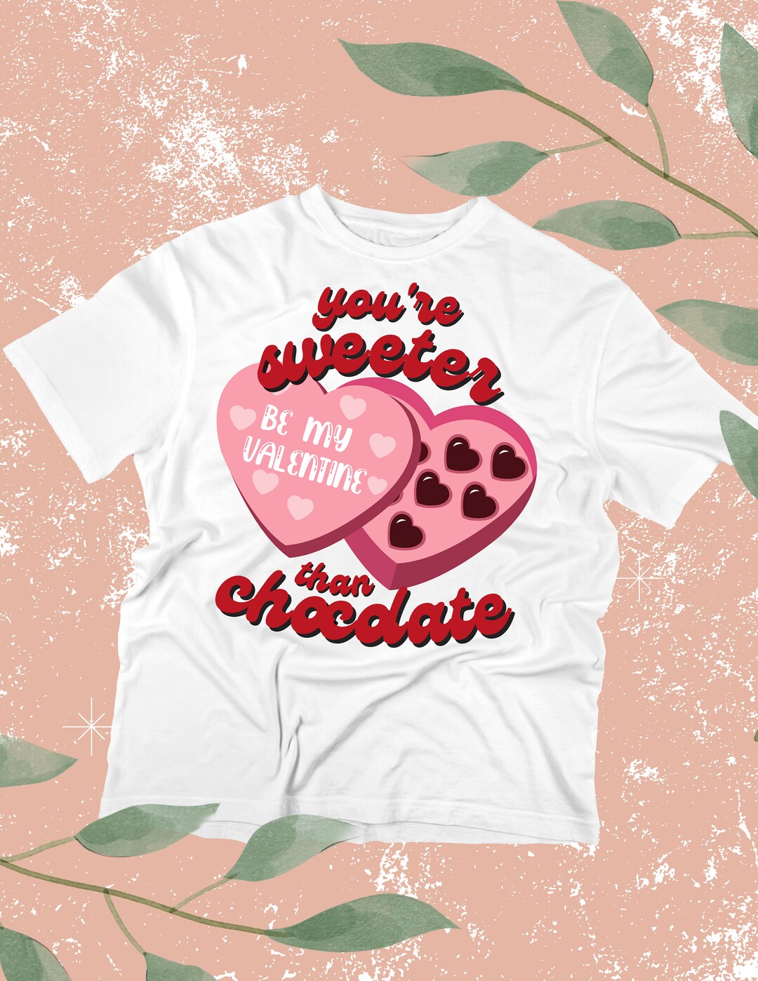 You're Sweeter Than Chocolate Png, Valentine's Day Png, Retro Png - Etsy