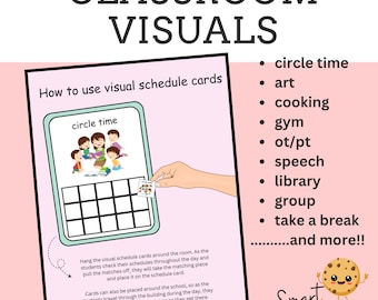 Visual Schedules for Special Education - Etsy