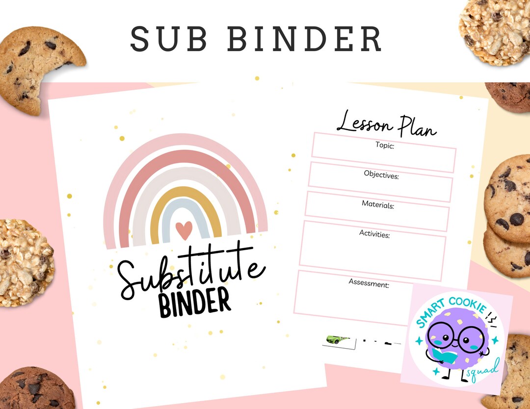 Substitute Binder Bundle - Etsy