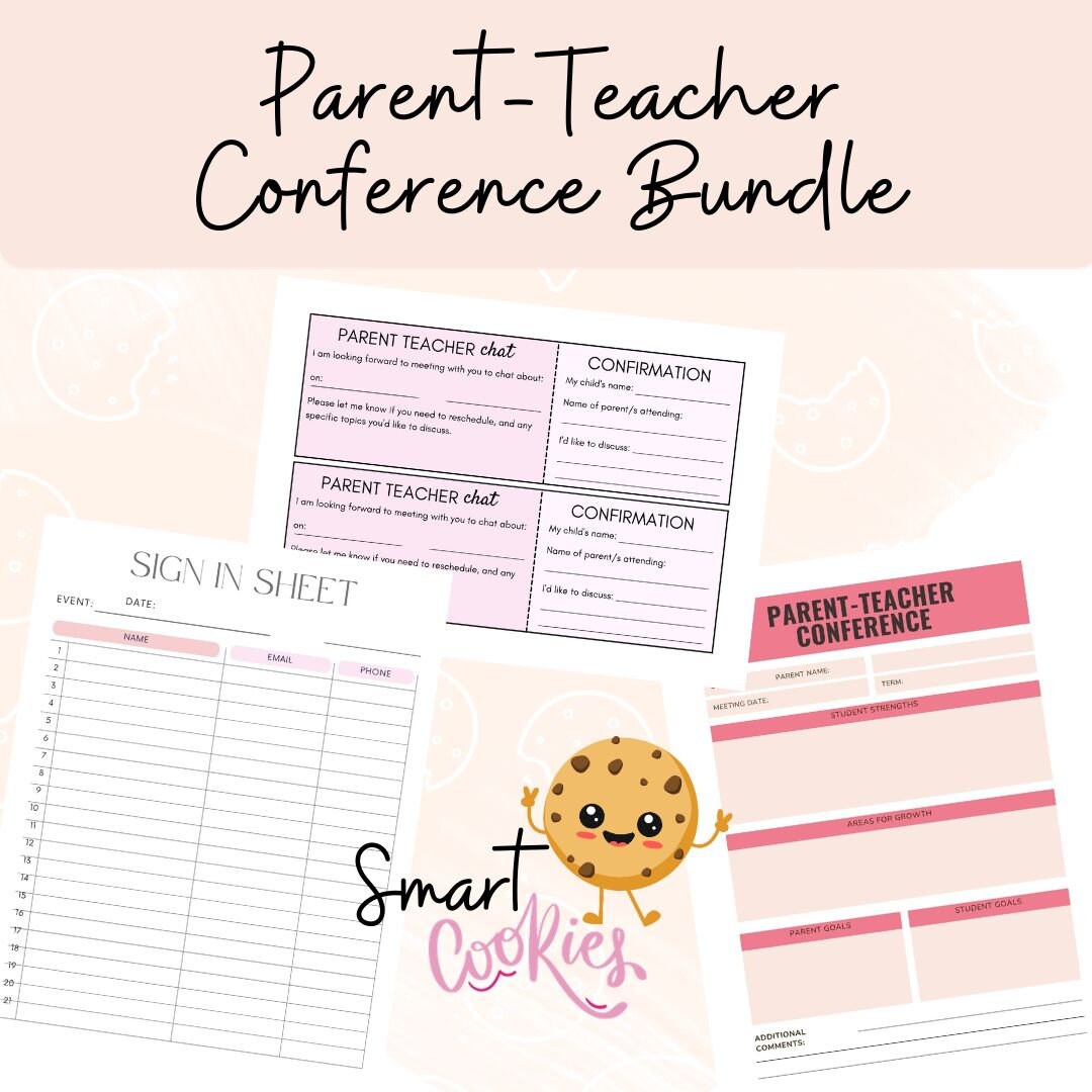 Parent Teacher Conference Bundle - Etsy