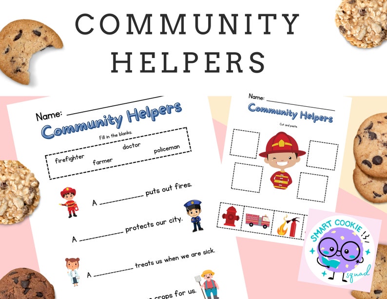 Community Helpers Worksheet, Community Helpers Activity, Classroom ...