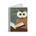 Owl-ways Reading Spiral Notebook - Ruled Line - Etsy