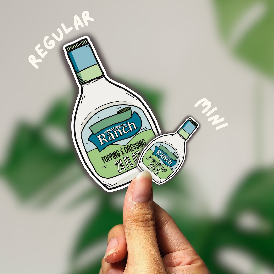 Ranch Salad Dressing | American Food | Water Resistant Sticker | Die ...
