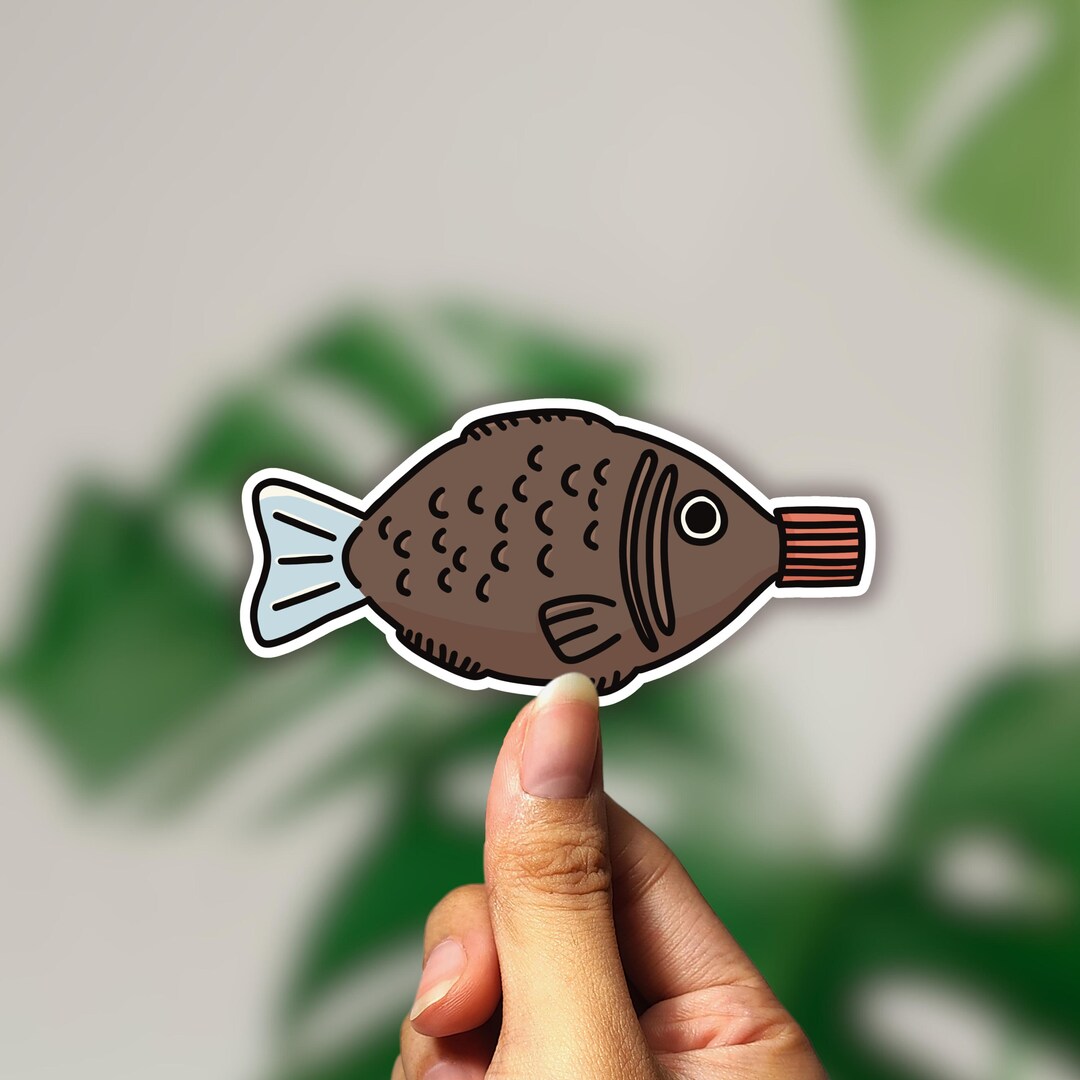 Soy Sauce Fish Sticker | Japanese Food | Water Resistant Sticker | Die ...