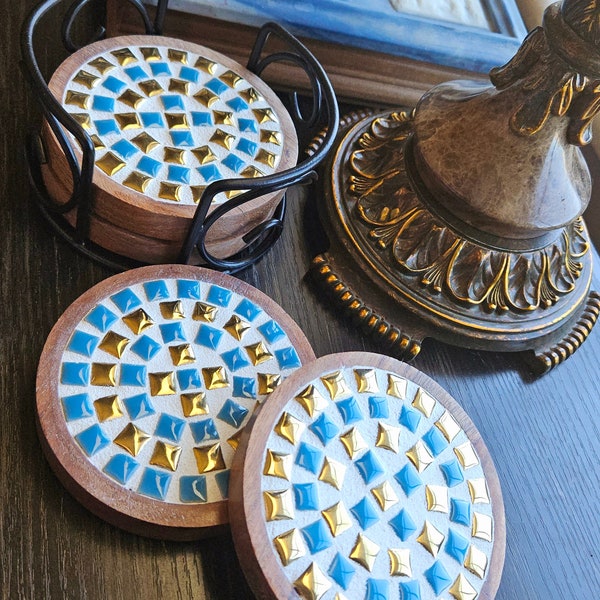 Mosaic Coaster - Etsy