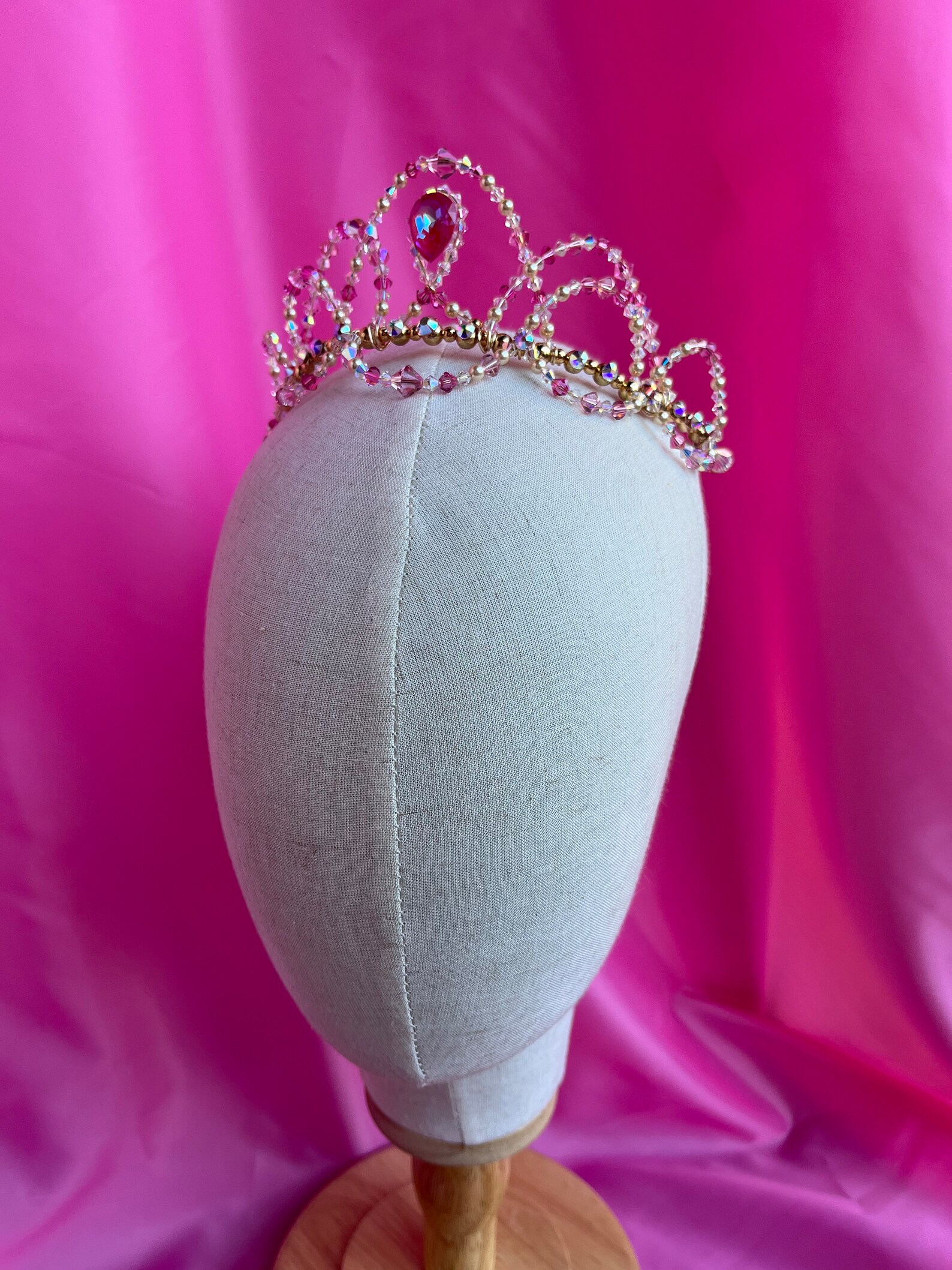 Pink Ballet Tiara Swarovski Elements Ballet Headpiece - Etsy