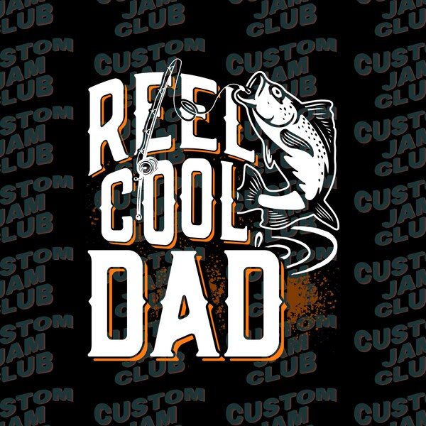 Reel Cool Dad Svg - Etsy