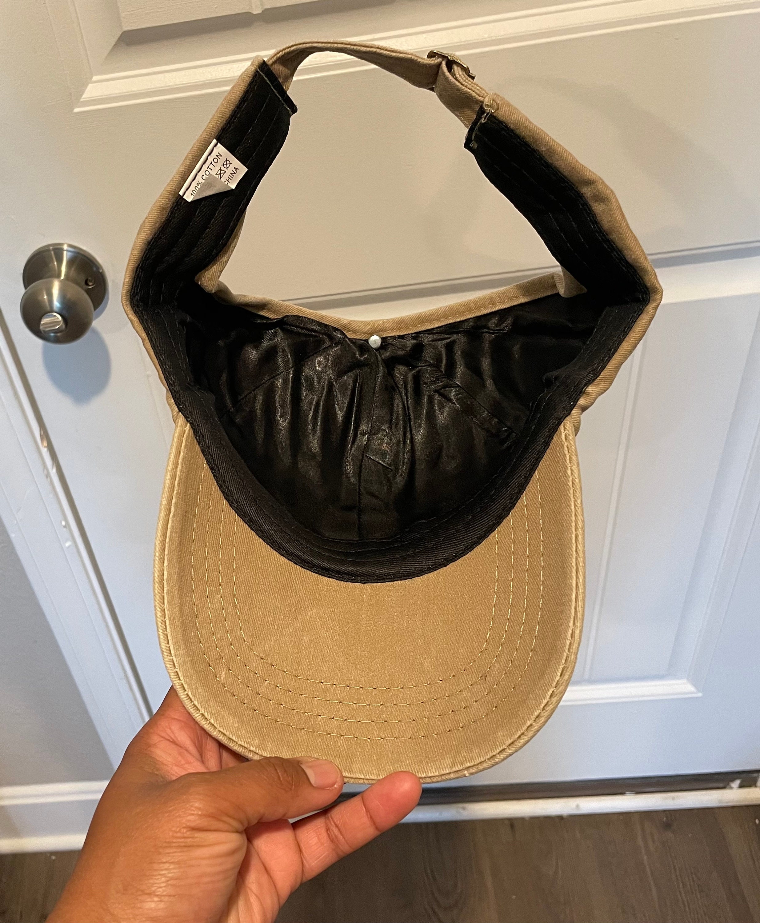 Satin Lined Half Baseball Cap Blanks, Ponytail Hats, Embroidery Blanks ...