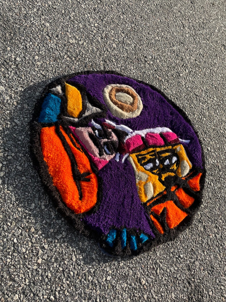 Spongebob X Breaking Bad Tufted Rug, Room Decor, Rugs for Bedroom, Home ...