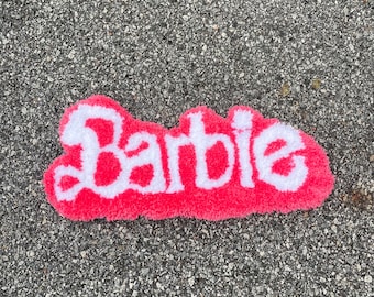 Handmade Barbie Rug Hand Tufted Rug Girls Bedroom Girls Decor Daughters ...