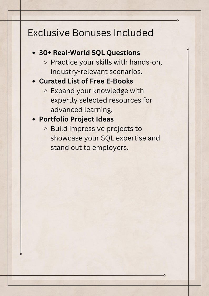 Master Sql In 7 Days Sql Sqlite Postgresql Real World Problems 8928