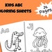 Alphabet Coloring Sheets | ABC | Kids Coloring | Kid's Activity ...