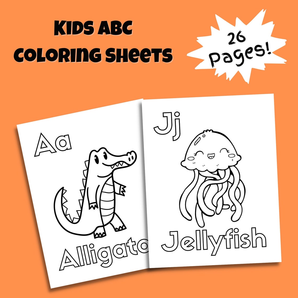 Alphabet Coloring Sheets | ABC | Kids Coloring | Kid's Activity ...