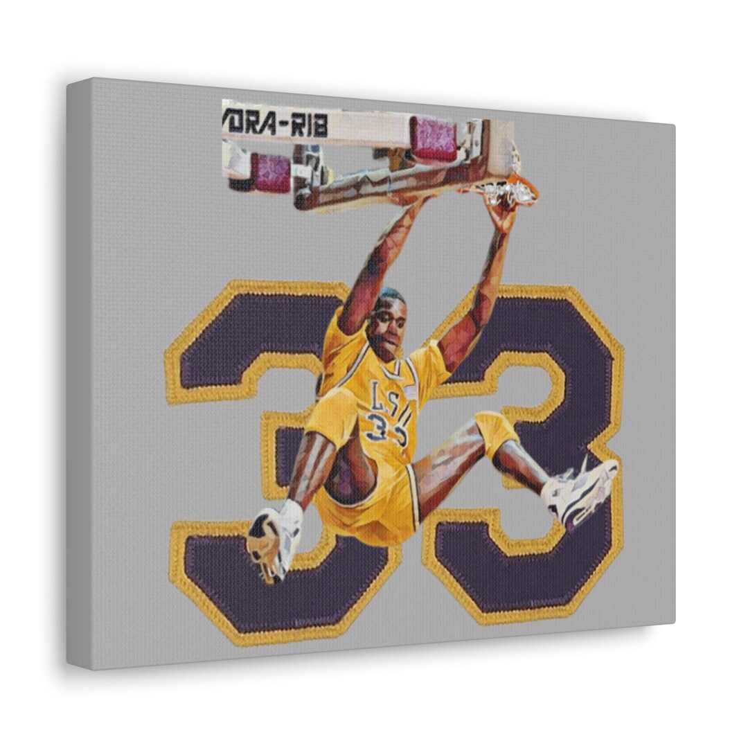 Shaquille shaq O'neal LSU Canvas Gallery Wraps - Etsy