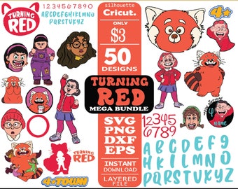 Turning Red Font - Etsy