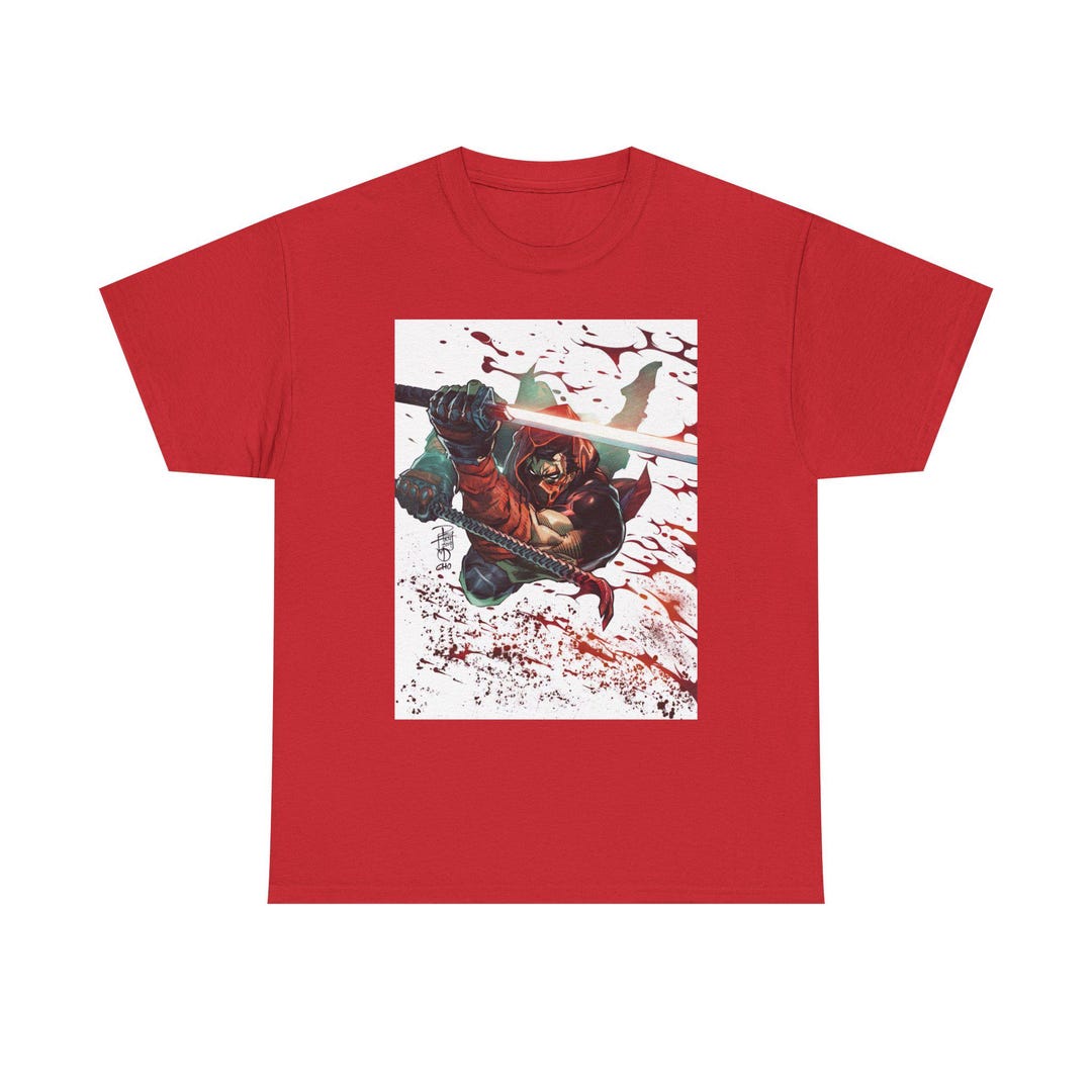 Red Hood Sword & Crowbar Unisex Heavy Cotton Tee - Etsy