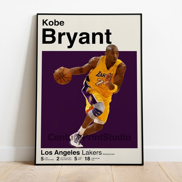 Lakers Wall Poster - Etsy