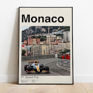 Grand Prix Bundle F1 Posters, 16 X 24 Formula 1 Minimalist, F1 Fan Gift ...