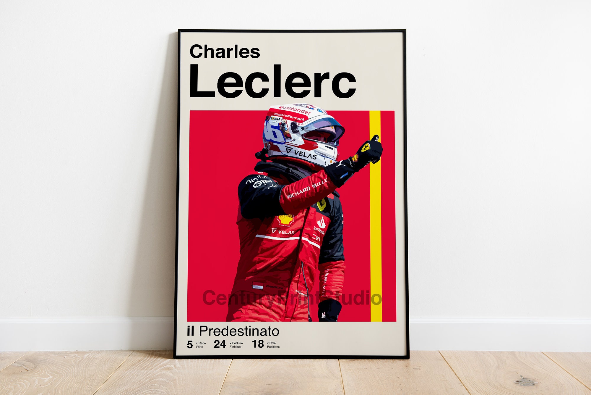 Charles Leclerc & Carlos Sainz F1 Poster, 16 X 24 Ferrari Formula 1 ...