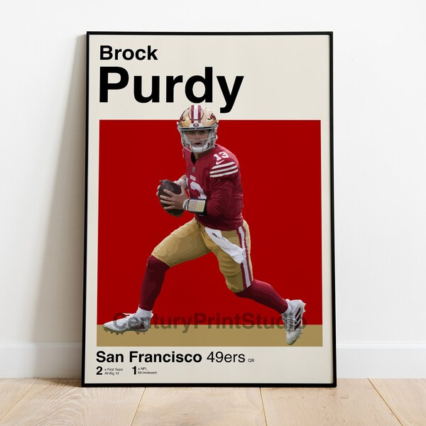 Brock Purdy Poster - Etsy