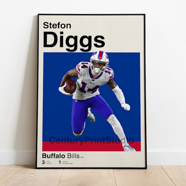 Stefon Diggs Poster - Etsy