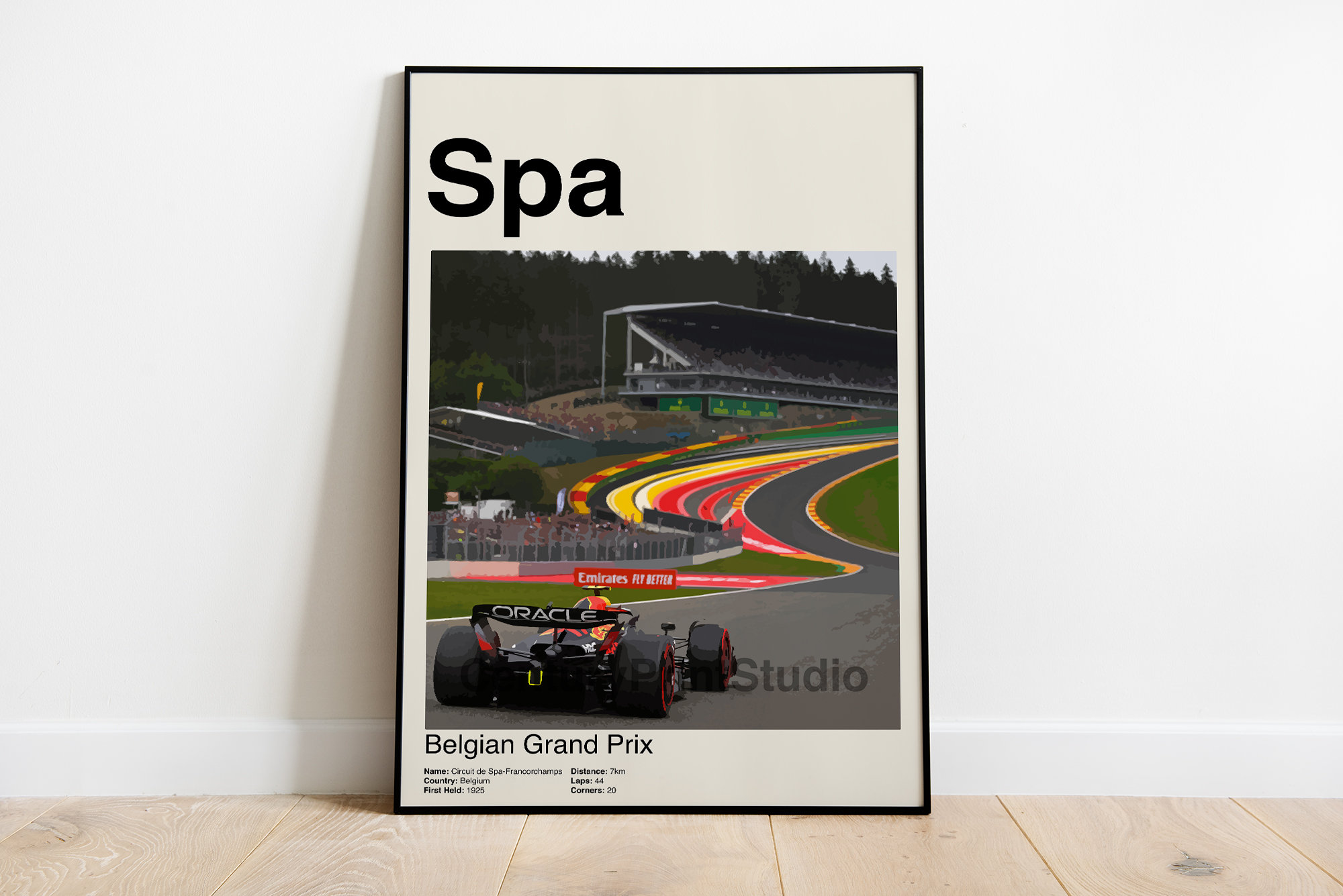 Grand Prix Bundle F1 Posters, 16 X 24 Formula 1 Minimalist, F1 Fan Gift ...