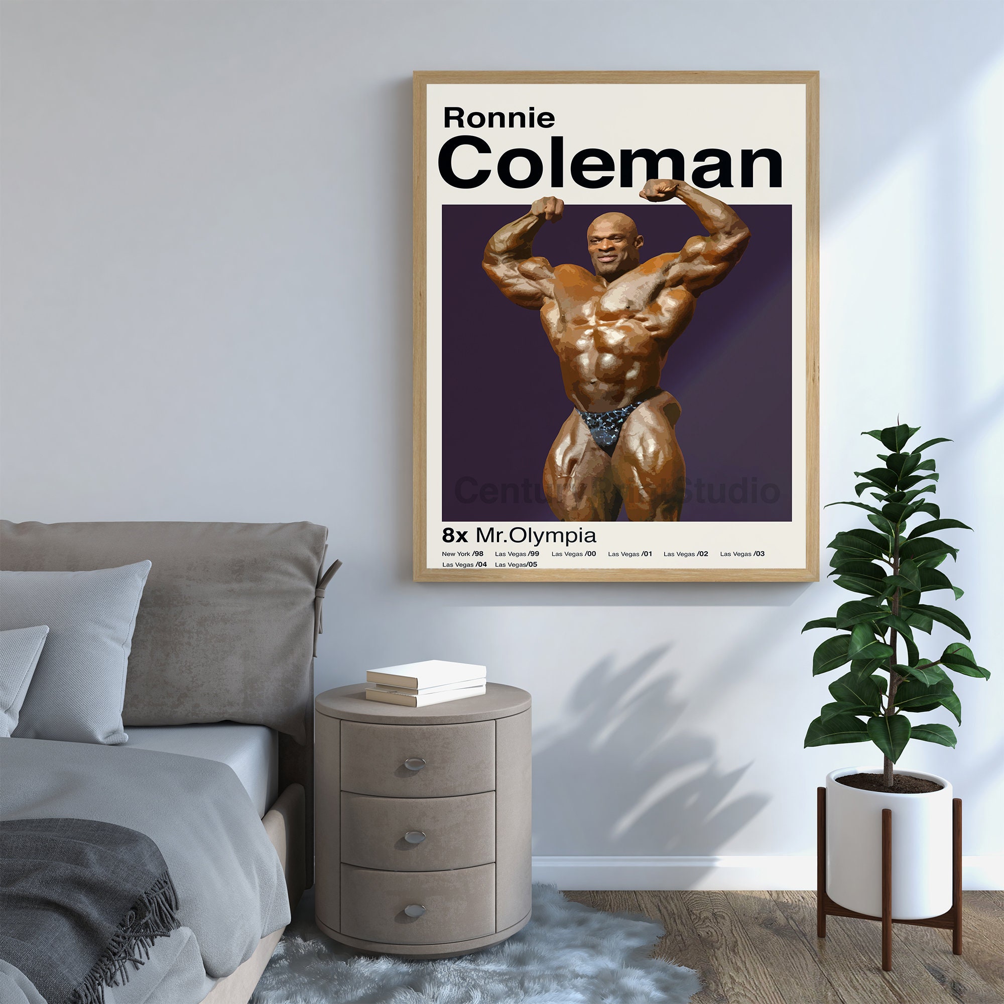 Ronnie Coleman Poster, 16 X 24 Body Building Poster, Mr.olympia Poster ...