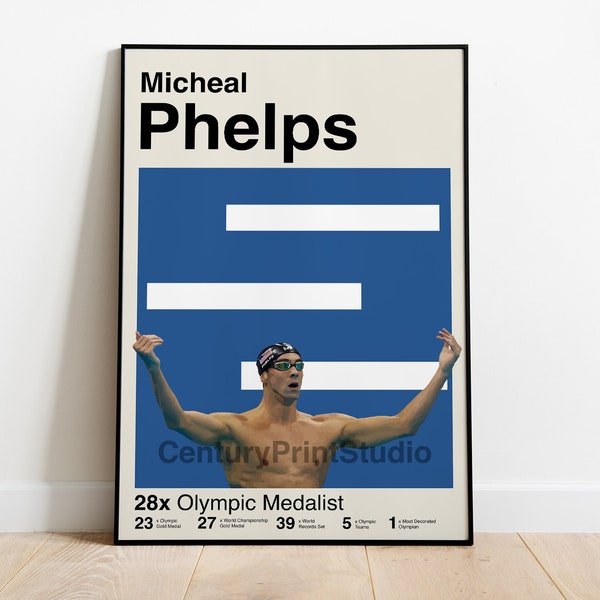Michael Phelps - Etsy
