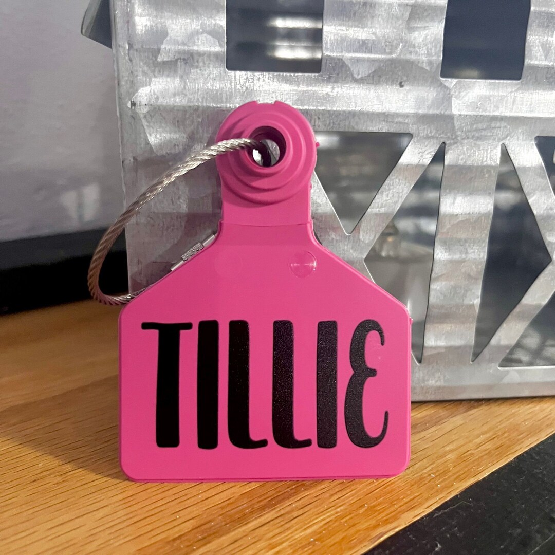 Custom Livestock Ear Tag Goat, Sheep, Dog, Deer & Calf Tags Miniature ...