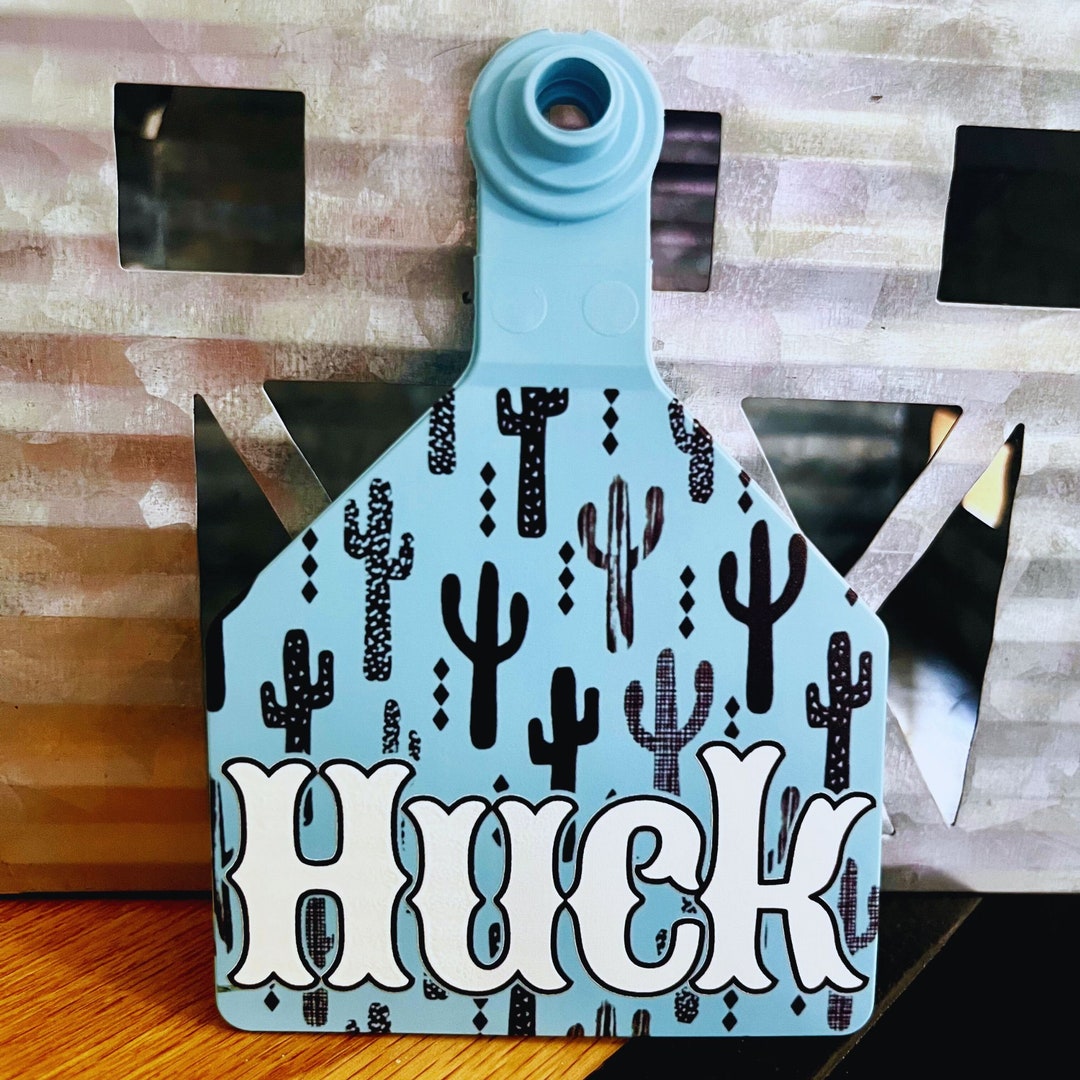 Custom Cattle Ear Tags UV Printed NO Vinyl Used Personalized Livestock ...