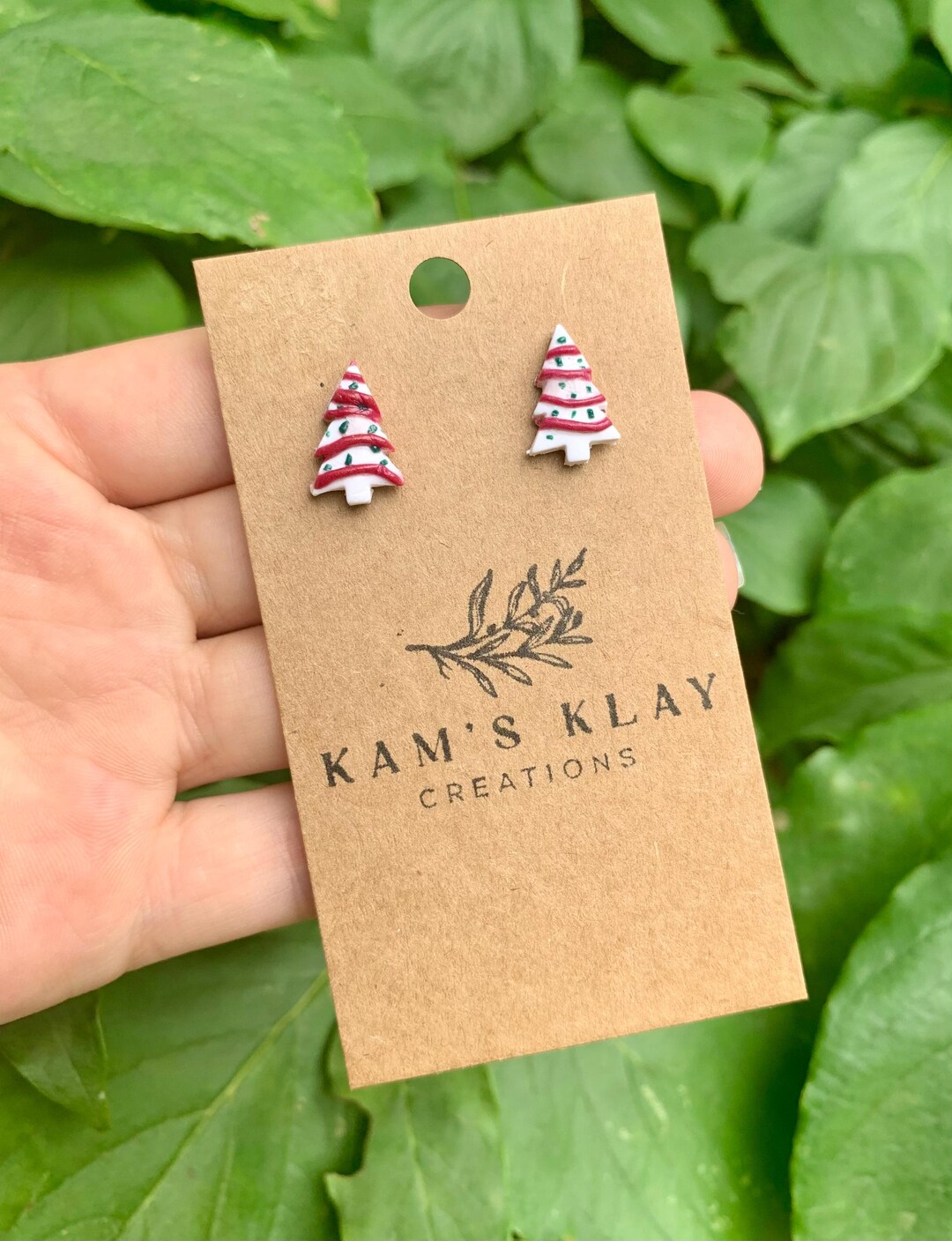 Little Debbie Inspired Polymer Clay Earrings: Handmade Stainless Steel ...