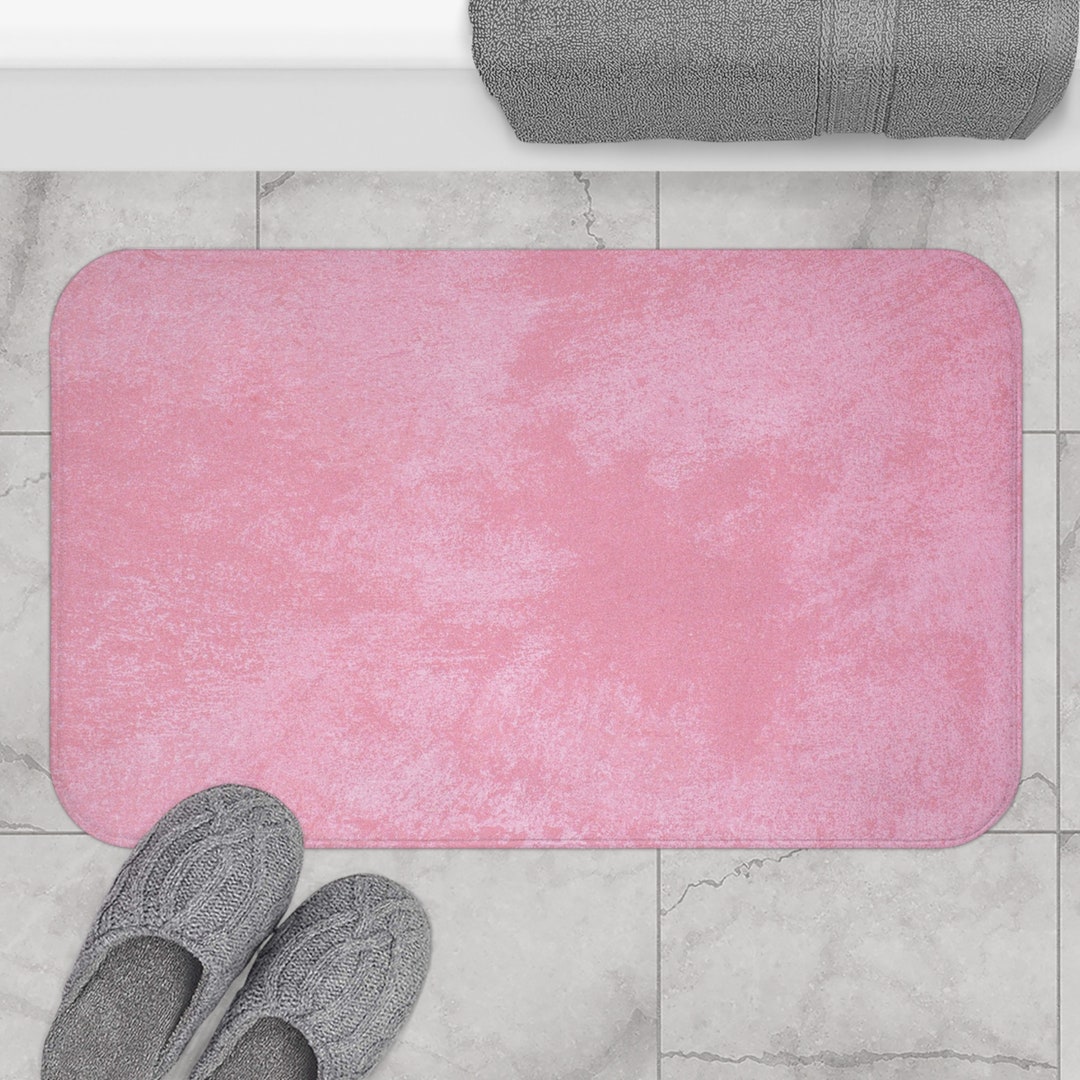 Multi Pink Bath Mat, Soft Pink Rug, 24x17 Rug, 34x21 Rug, Home Decor ...