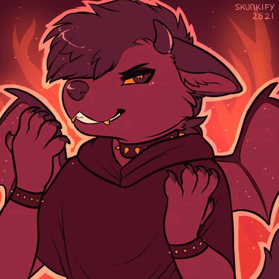 Furry Demon Ych - Etsy