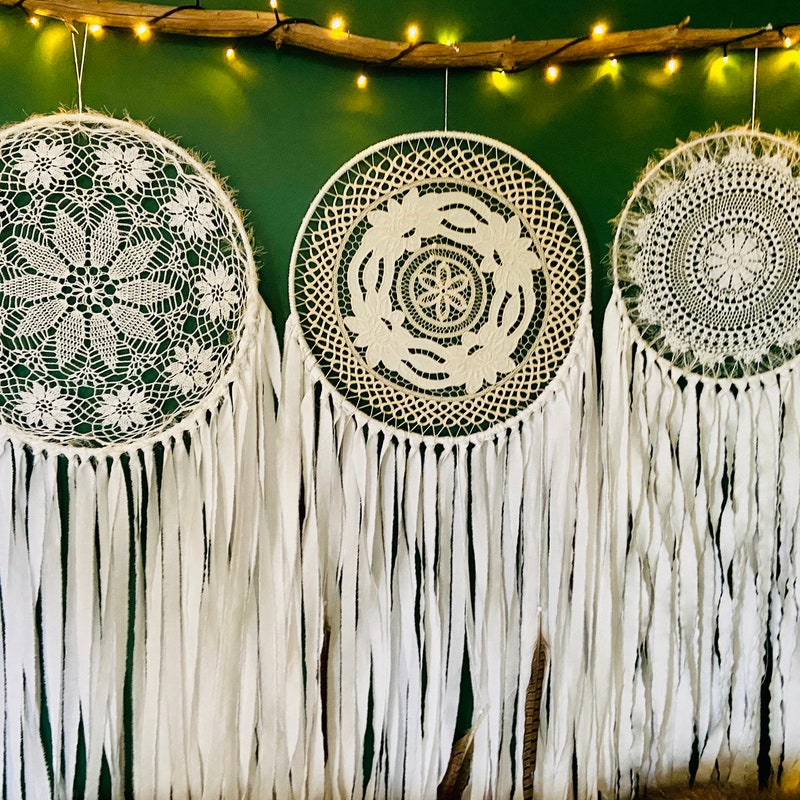White Dream Catcher - Etsy