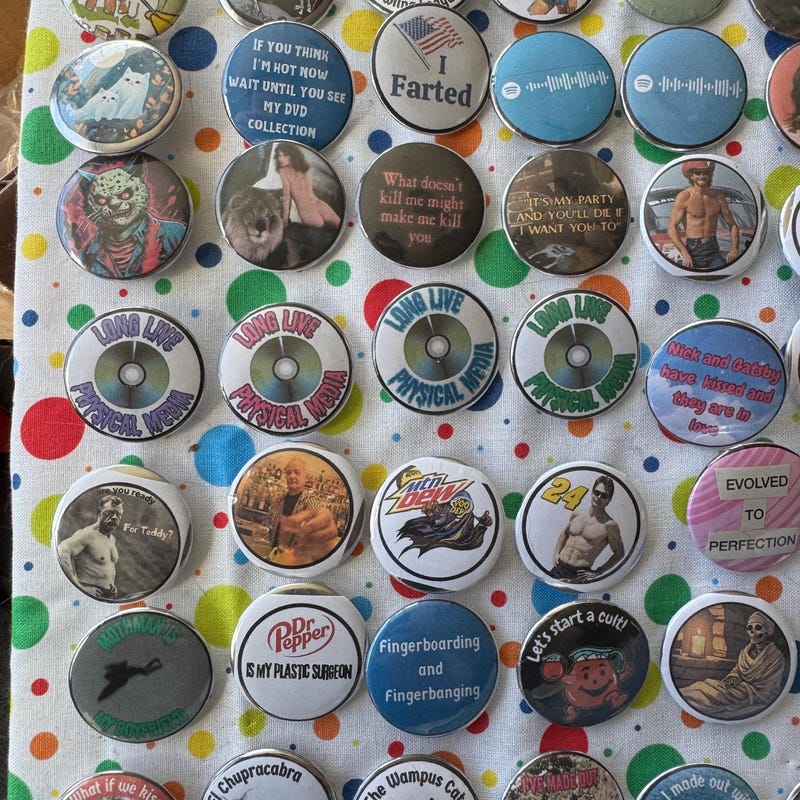 Funny Buttons - Etsy