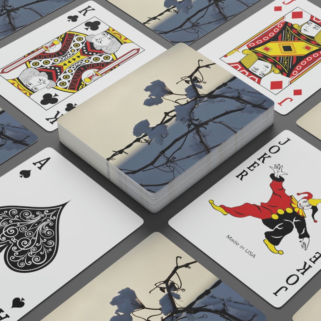 Poker Cards : Freezing Fog on Wild Grape Vine, Playing Cards - Etsy