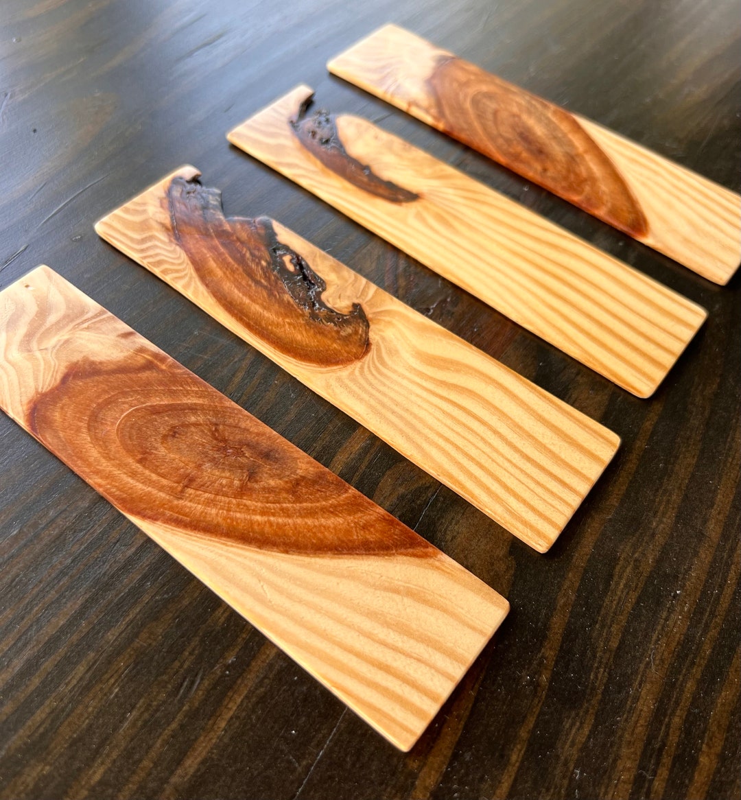 Handmade Wooden Bookmark, Natural Bookmark Design, Wooden Bookmark ...