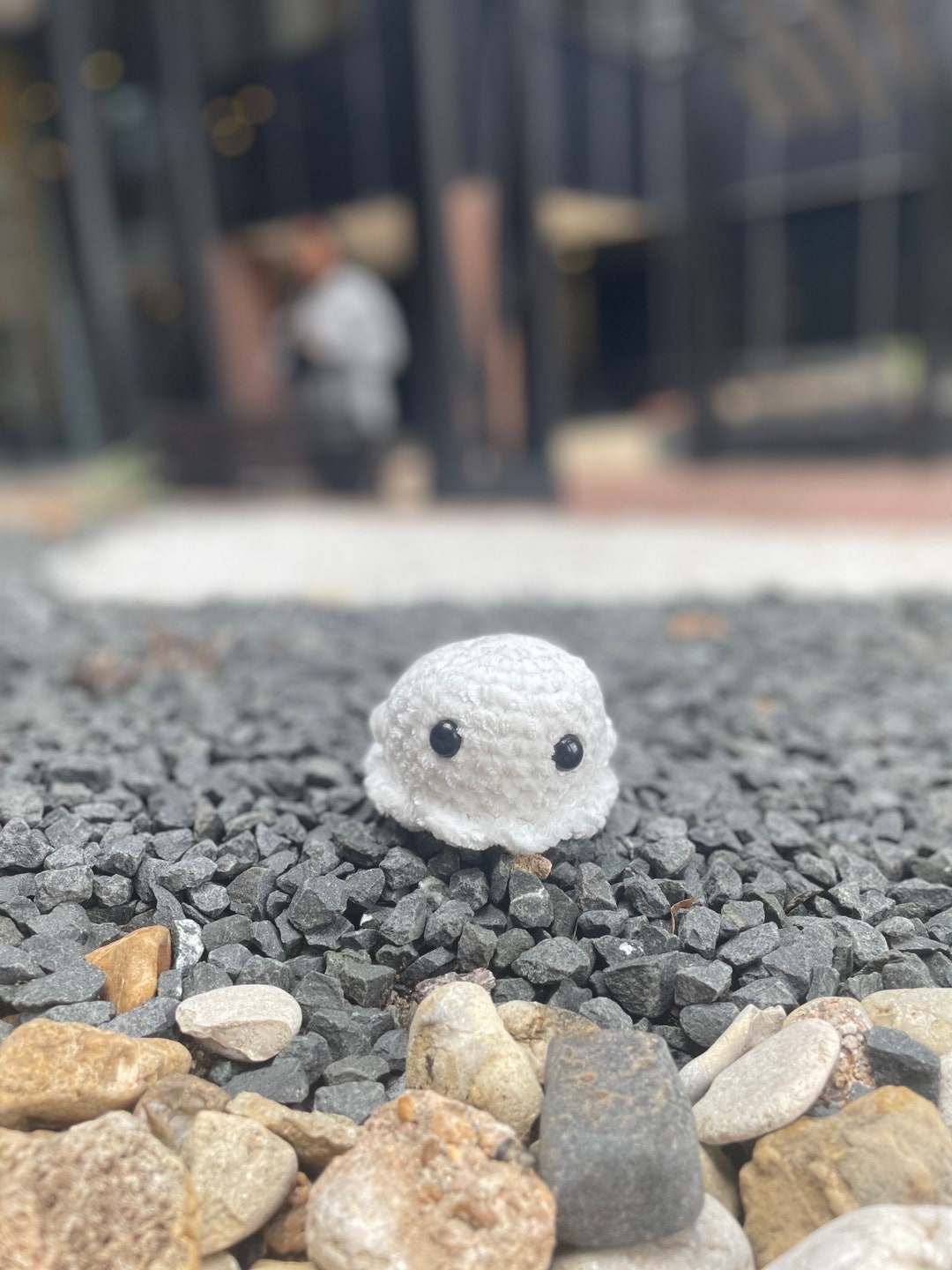 Crochet Mini Ghost Ghost Stress Ball - Etsy