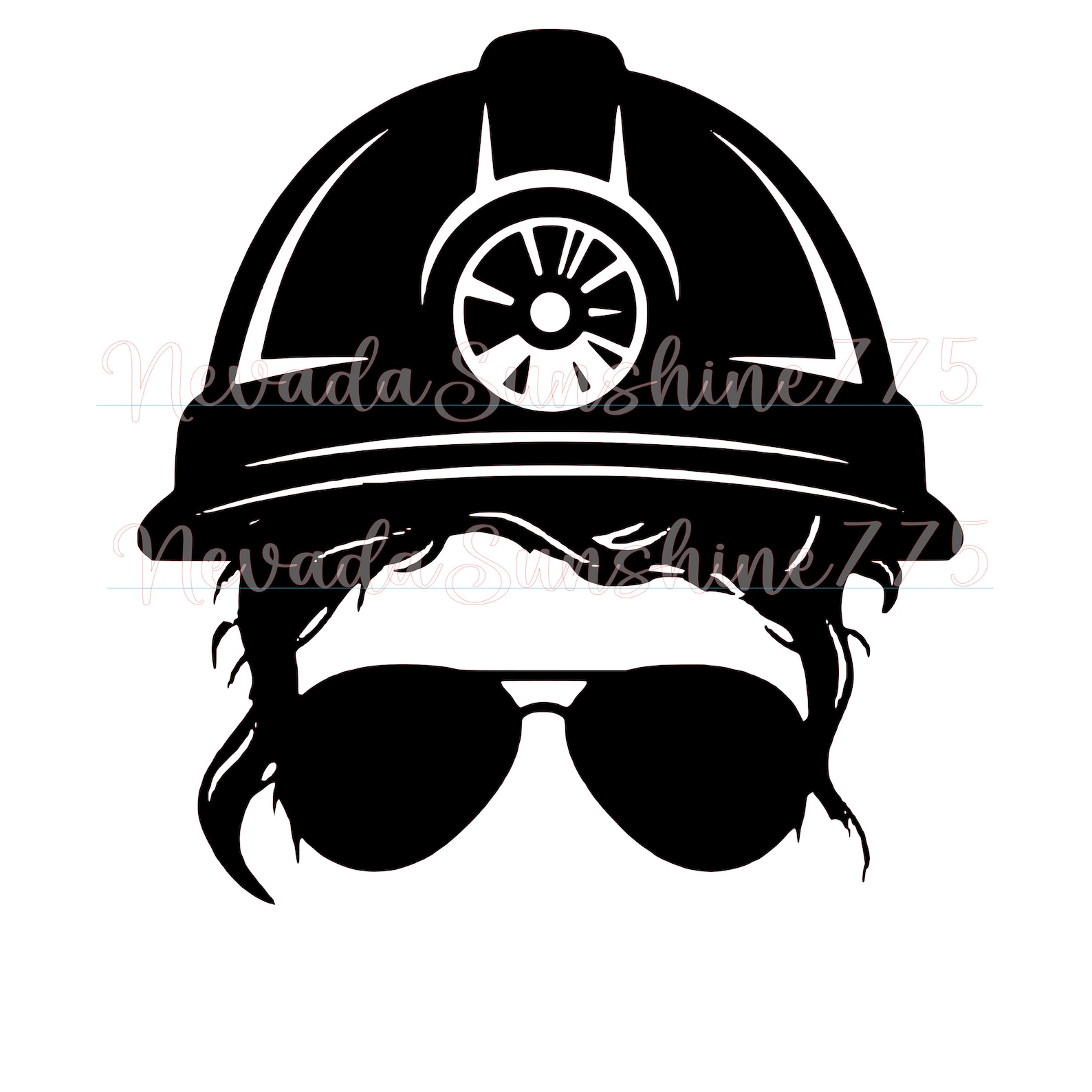 Female Miner Laborer Silhouette Clipart Sublimation Digital Download ...