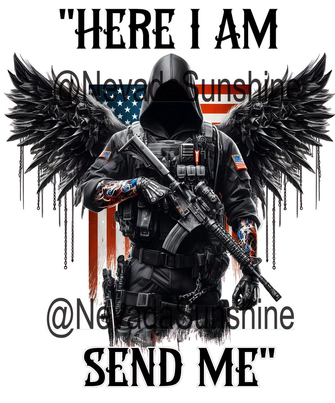 Here I Am Send Me Sublimation Digital Download PNG File - Etsy